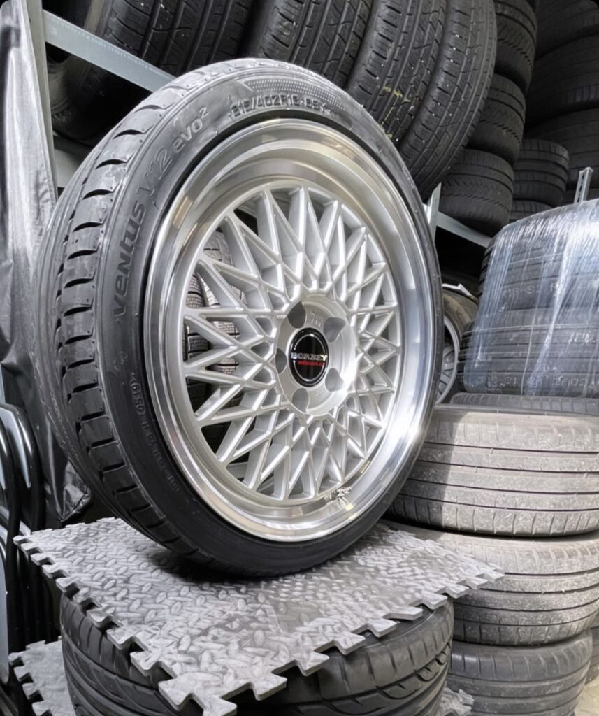 KOMPLETTRADSATZ – 4X BORBET B 18 Zoll – 8J – LK 5×112 – ET30 – inkl ...